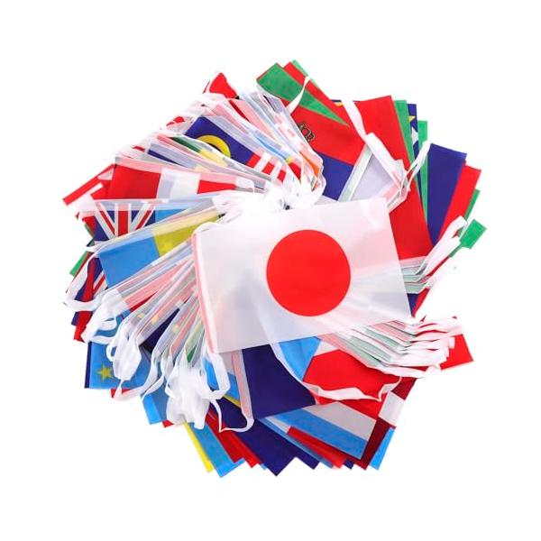 【ご購入後の当店からの連絡はご登録のメールアドレスに通知いたします。必ずご確認ください】【商品概要】「日の丸あり」：世界100ヶ国の国旗が揃っており、他の構成する国はランダムですが、皆さんの一番気になる日本の国旗はちゃんと入っております。「...