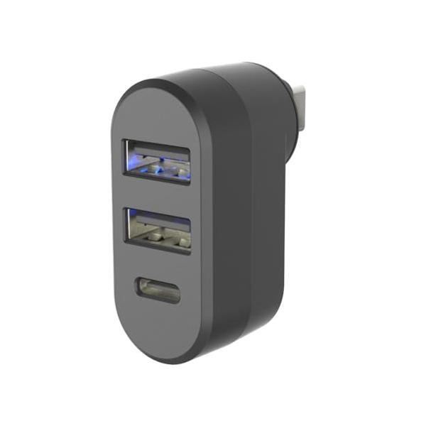 【ご購入後の当店からの連絡はご登録のメールアドレスに通知いたします。必ずご確認ください】【商品概要】USB給電機器 複数台を同時使用時に便利な 増設&amp;変換用　USBハブ USB-C 給電タイプ出力3ポート / USB-A×2 USB...