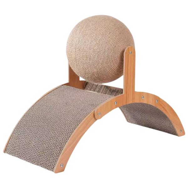 【ご購入後の当店からの連絡はご登録のメールアドレスに通知いたします。必ずご確認ください】【商品概要】簡単組み立て式！バリバリ・クルクル！もぐっても楽しい。楽しく遊びながら爪研ぎ！「くるたまステーション」【ユニークなデザイン】 トンネルの上に...