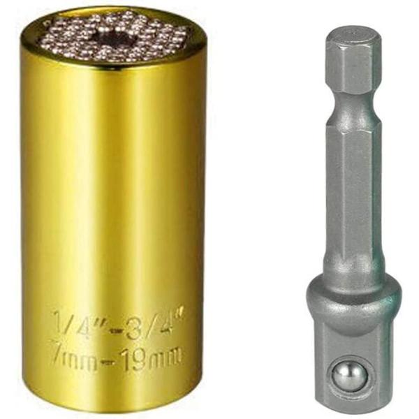 【ご購入後の当店からの連絡はご登録のメールアドレスに通知いたします。必ずご確認ください】【商品概要】【高品質-万能ソケット】クロムバナジウム素材を採用、 本ユニバーサルソケットはクロムバナジウム合金鋼材料で製造され、硬さと耐磨耗性は抜群です...