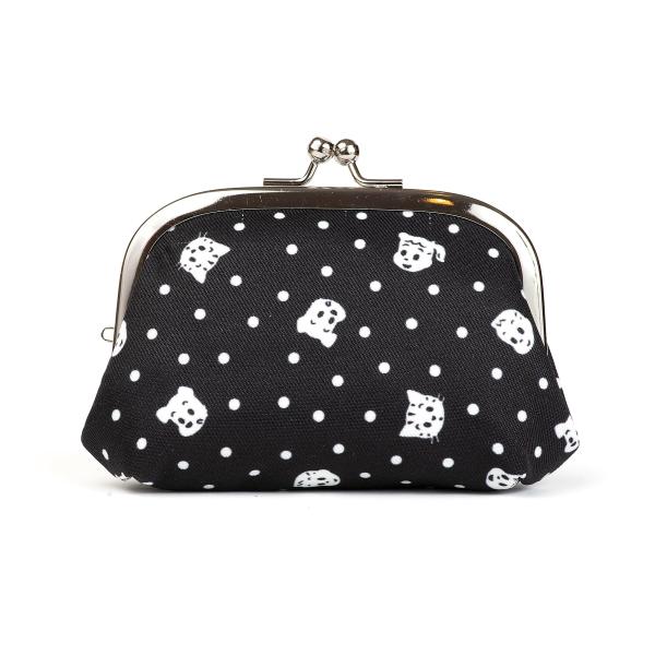 【ご購入後の当店からの連絡はご登録のメールアドレスに通知いたします。必ずご確認ください】【商品概要】小銭や小物入れにもなるくし型ガマ口です。柄はパリロンドン、ドット黒、レッド総柄、ペパーミント総柄の4柄商品サイズ　約W130×H90×D40...