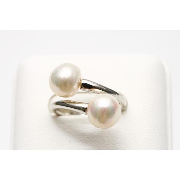 真珠の種類 和珠アコヤ本真珠 真珠のサイズ 9.0-9.5mm真珠の形 バロック真珠の色 ホワイトピンクカラー真珠のランク 巻きテリ:良●○○○○悪　　 キズ:少○●○○○多 リングサイズ フリーサイズ金具の材質 シルバー製