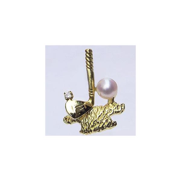 ゴルファーへのギフトにぴったり4ミリの照りの良いあこや本真珠を使ったタイニーピンで すイエローゴールドの輝きと、ダイヤモンド・パールの煌めきがグリーンのコースに良く映えます。！男女兼用で使えます。よバッグに帽子に襟元・胸元に、使 い勝手のい...