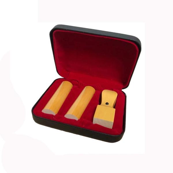 【法人印鑑】柘植(つげ) 法人設立3本セット 角印(21.0mm)/寸胴(18.0mm)/寸胴(18.0mm)専用ケース付き 判子 【最短即日発送】