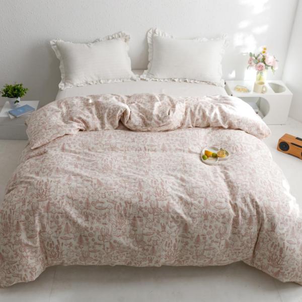 【セミシングル】幅x長さ:140x190cm【仕様】掛け布団カバー単品140x190cm、ファスナー使用、布団留めヒモ付き。【ガーゼ2重織り】2重ガーゼ構造により、ふんわりとした肌触りと通気性を実現。寝心地が良く、一年中快適な睡眠をサポート...