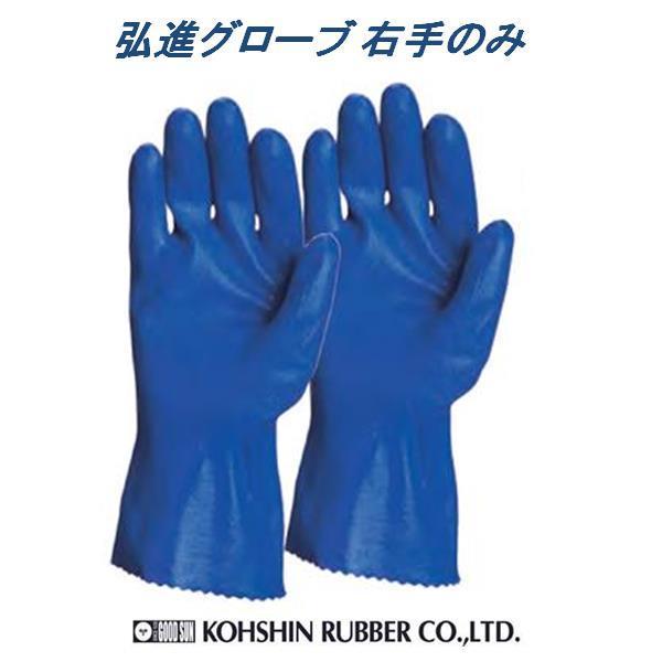 【お取り寄せ】◇農作業や水産関係の作業で片手のみ壊れやすい作業の方にお勧めです。■カラー：ブルー(右手)■サイズ：M〜LL■長　さ：26.0cm■素　材：NBR裏メリヤス