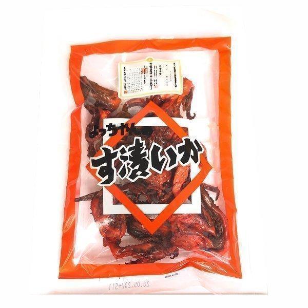 よっちゃんのす漬けいかは昔から愛されている、定番酢いか。真っ赤に染まった甘酸っぱい味付けが、長年愛されています。おつまみ ファンの皆様に10個パックのセット販売です。箱ごと 業務用 よっちゃん 10パック まとめ買い