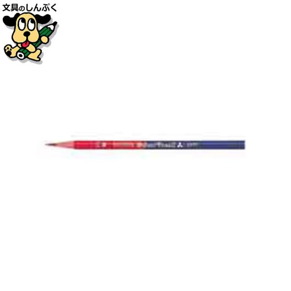 赤と青の両方使えて便利。●芯色：朱藍5:5●軸形状：丸軸●入数：12本