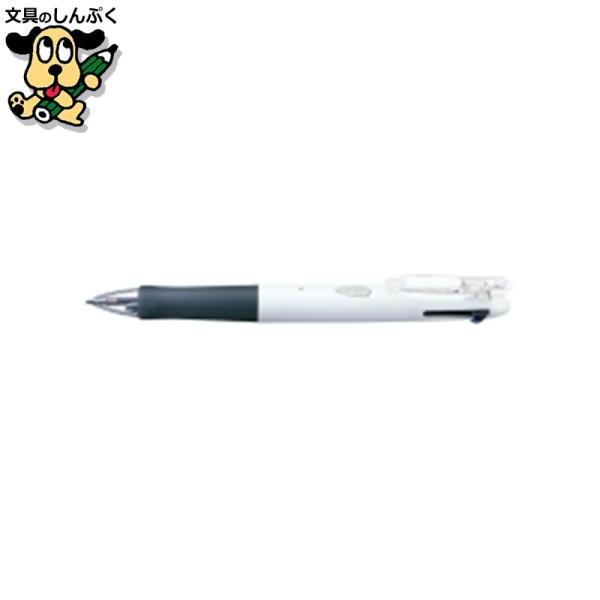 どの色の芯も中央のボタンで収納。折れにくいバインダークリップ採用。厚い物までシッカリ挟めるクリップ付。●多色ボールペン●ボール径：０．７ｍｍ●色数：３色●軸色：白●インク色：油性／黒・青・赤●本体長：１４３ｍｍ●軸径：１３．２ｍｍ●替芯：Ｓ...