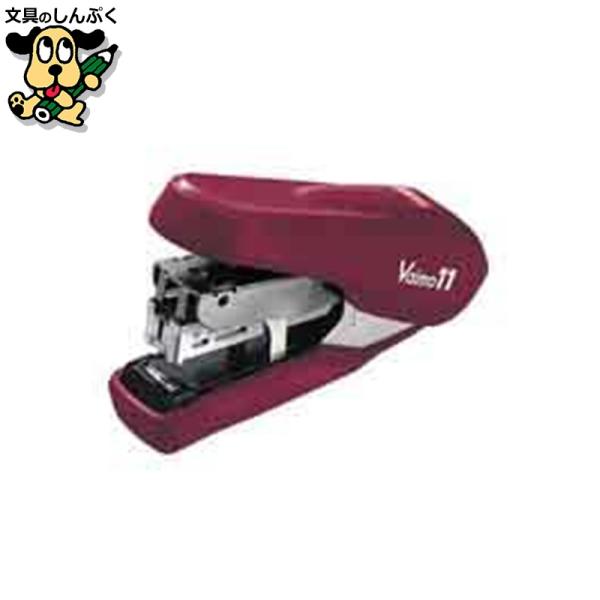 針が目立たない美しい仕上がり。●外形寸法（幅）[mm]：26●外形寸法（奥）[mm]：110●外形寸法（高）[mm]：68●質量[g]：149●クリンチ方式：先曲げフラットクリンチ●使用針：NO.11-1M●装てん本数：100本●とじ奥行：...