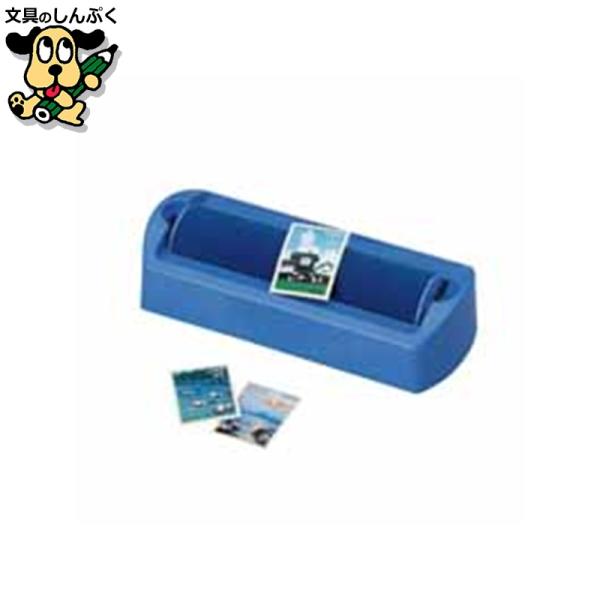 実用性の高いコンパクトサイズの切手ぬらし器。●指サック●外形寸法：幅１６０×奥６８×高４０ｍｍ●材質：本体＝ＡＢＳ、ローラー＝ＰＶＣ