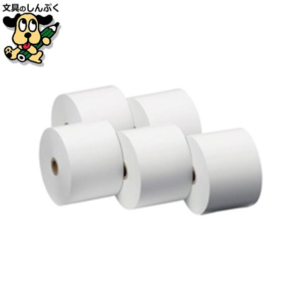 幅広い機種に対する感熱ロール紙●1パック入数：5巻●サーマル紙／普通紙：サーマル紙●外寸（幅）[mm]：58●外径[mm]：80●芯内径[mm]：12●保存タイプ：高保存タイプ●目安保存年数：約10年