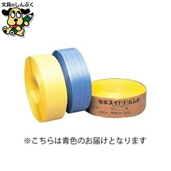 ＰＰバンド。手締め用。●テープ寸法（幅）[mm]*：15●テープ寸法（長）[m]*：1000●色：青●製造国:日本