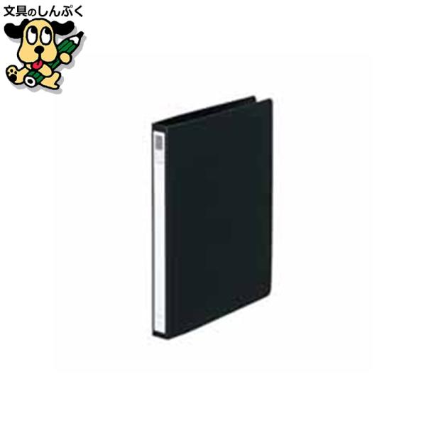 使いやすい透明三角ポケットは書類の一時保管に便利。●外形寸法（縦）[mm]：267●外形寸法（横）[mm]：210●色：黒●収容枚数[枚]：150●背幅[mm]：27●表紙厚[mm]：1●穴数[穴]：2●穴間隔[mm]：80●リング内径[m...