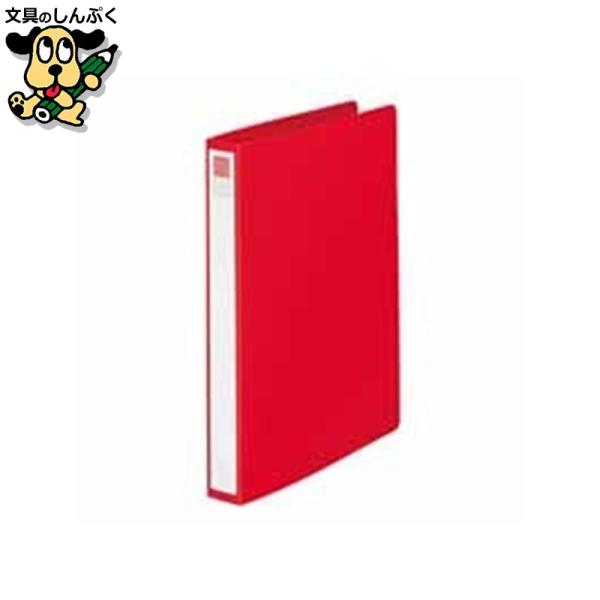 使いやすい透明三角ポケットは書類の一時保管に便利。●リングファイル●タテ型●丸型リング●内ポケット付●規格：Ａ４−Ｓ●適正収容数：２００枚●背幅：３６ｍｍ●色：赤●材質：表紙＝ポリプロピレン●表紙厚：１．０ｍｍ●外形寸法：縦３０６×横２３８...