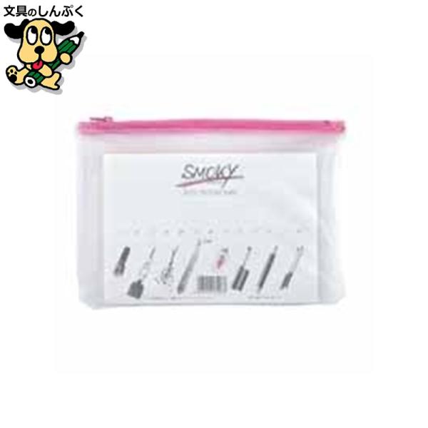 丈夫でソフトなビニール製で、中身が確認できる半透明タイプのクリヤーケース。デスクやケース内の整理収納のほか、バッグインバッグとしてもお使いいただけます。※マチなしタイプ●外形寸法（縦）[mm]：160●外形寸法（横）[mm]：235●色：桃...