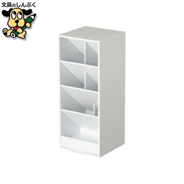 角度の付いた仕切りで収納物が取り出しやすいツールスタンド。●外形寸法（幅）[mm]：87●外形寸法（奥）[mm]：85●外形寸法（高）[mm]：210●質量[g]：410●色：ホワイト●材質：ABS