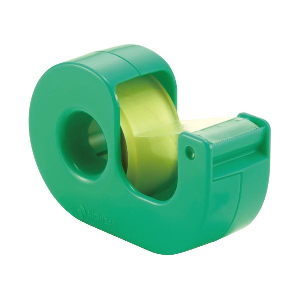 テープの切り口がまっすぐきれい。小巻タイプのセロテープカッター付。【商品詳細】●新カッター刃を採用し、テープの切り口が　まっすぐきれいに切れます。●プラスチック製の細かい刃でケガをしにくい　安心設計です。●テープ寸法（幅）[mm]*：18●...