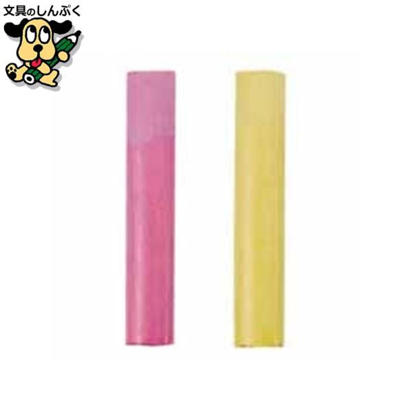 ホタテ貝殻再生材配合。より鮮明でなめらかな書き味に。粉が飛散しにくい炭酸カルシウム製。●チョーク●色：赤●１箱入数：７２本●本体径：約１１．２ｍｍ