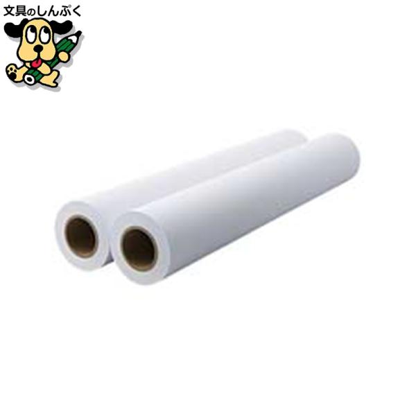 提出用、保存用の正式図面の印字に適しています。●1箱入数：2巻●用紙寸法（幅）[mm]*：594●用紙寸法（長）[m]*：40●芯径型[インチ]：2●坪量[g/?]：約90●紙厚[μm]：約120●白色度[%]：80