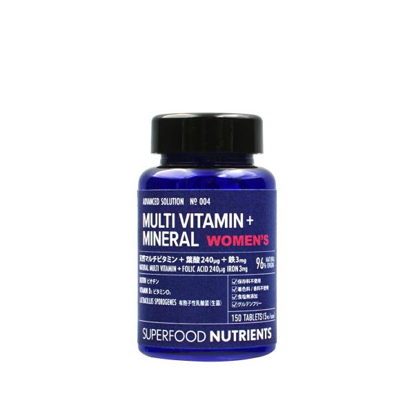 販売名：SUPERFOOD NUTRIENTS No.004 / MULTI VITAMIN＆MINERAL WOMEN'S (マルチビタミン＆ミネラル ウィメンズ)関連キーワード：スーパーフード SFN マルチビタミン ビタミンE ビタミ...