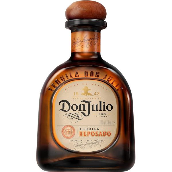 ドン・フリオ レポサドDON JULIO REPOSADO「ドン・フリオ」はメキシコのプレミアムテキーラ界のリーダー的存在。伝統的職人芸を完成させ、比類のないまろやかさを持つテキーラを創造した、一人の男の情熱が生んだ賜物です。 手作業による...