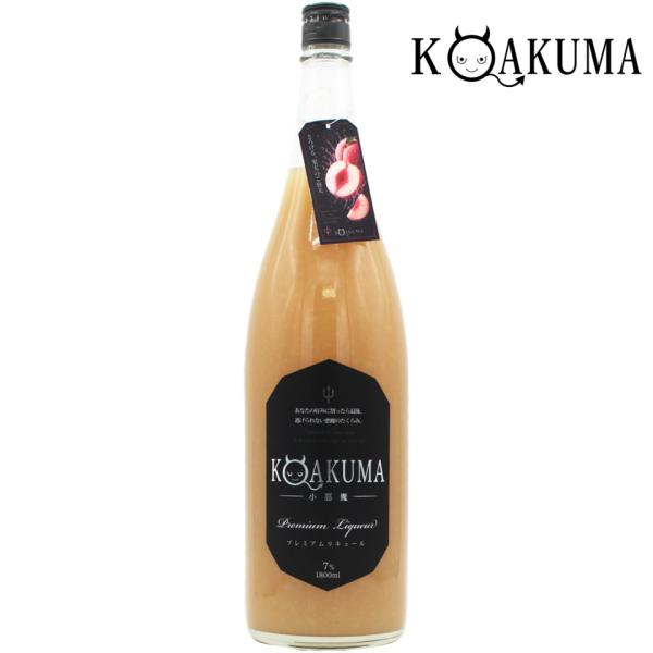 KOAKUMA プレミアムリキュール ピーチもものやさしい甘みととろける果肉が広がる、上品でやわらかな味わい。■容量：1800ml■アルコール分：7度■原材料名ぶどう糖果糖液糖(国内製造)、桃、ピーチピューレ、醸造アルコール/酸味料、香料●...