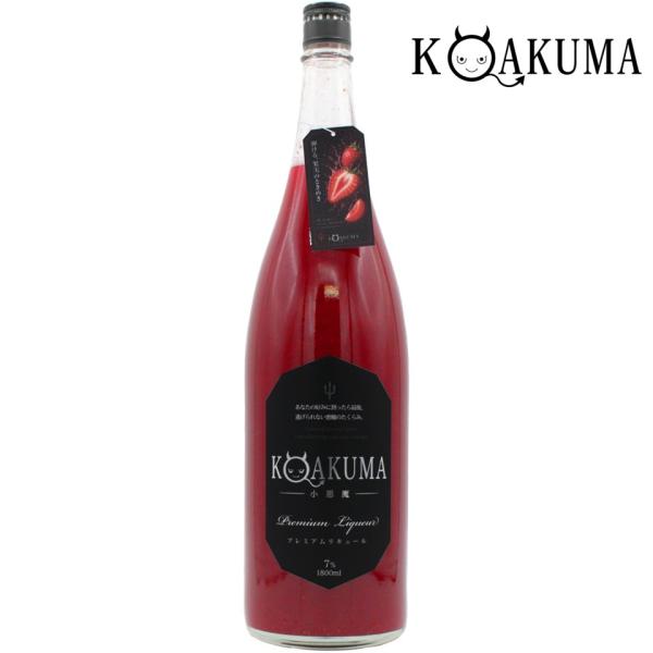 KOAKUMA プレミアムリキュール ストロベリーいちごの甘酸っぱさと果肉のときめきが広がる、華やかで贅沢な味わい。■容量：1800ml■アルコール分：7度■原材料名醸造アルコール(国内製造)、糖類(砂糖、果糖)、いちご、いちご果汁/増粘剤...