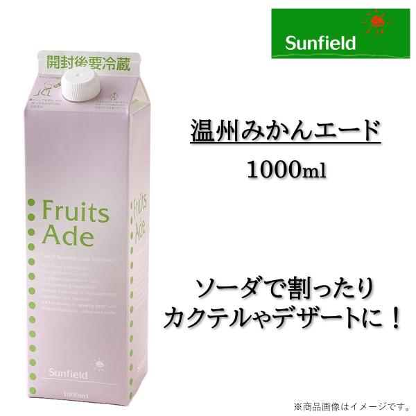 温州みかんエード濃厚なみかんのおいしい味わい■内容量：1000ml※製品は予告なく仕様を変更する場合がございます。あらかじめご了承ください。