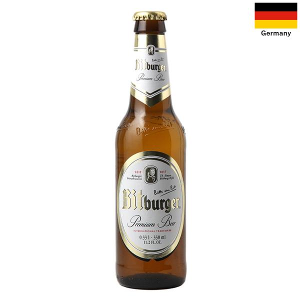 ビットブルガー・プレミアム・ピルスBitburger Premium Pils★高品質ビールの醸造会社としてドイツ最大のもの。世界中のレストラン・ホテルの指定銘柄。● ビットブルガー社は高品質ビールの醸造会社としてドイツ最大のもののひとつ。...
