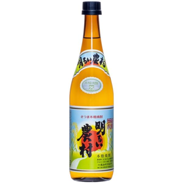 かめ壺焼酎「明るい農村」鹿児島県産のさつま芋と霧島の清らかな水を原料に、創業当時（1911年）からの伝統のかめ壺で造り上げました。ふくよかな芋の香りと、すっきりとしたのど越しの良い味わいの芋焼酎です。【2025.04 熊本国税局酒類鑑評会 ...