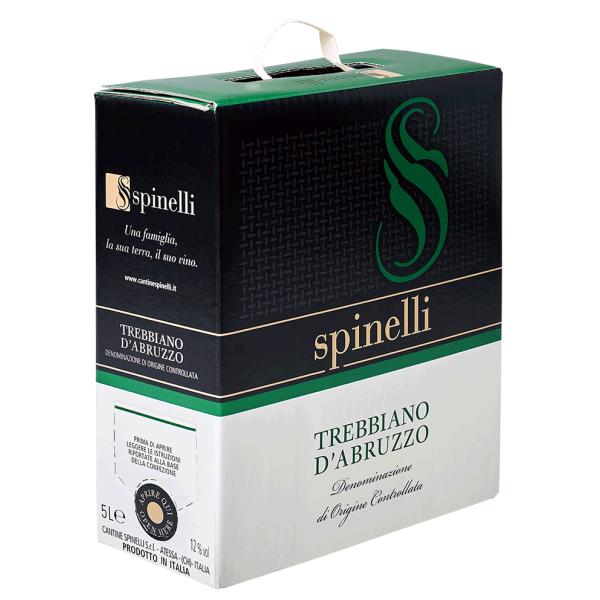 トレッビアーノ・ダブルッツォ BIB 5LTrebbiano d'Abruzzo DOC (Bag in Box)ハウスワインやパーティーワインに最適な、バッグ・イン・ボックス！安定した品質を誇るスピネッリ社が手掛ける、フレッシュでバランス...