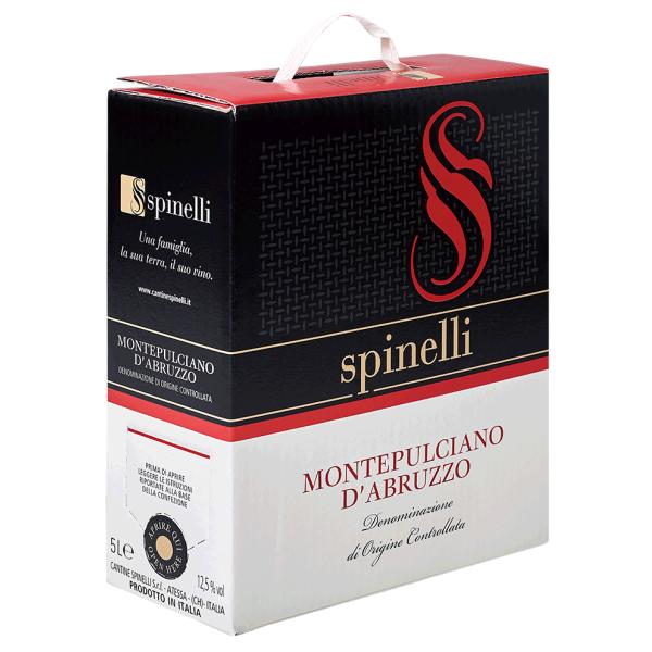 モンテプルチアーノ・ダブルッツォ BIB 5LMontepulciano d'Abruzzo DOC (Bag in Box)ハウスワインやパーティーワインに最適な、バッグ・イン・ボックス！安定した品質を誇るスピネッリ社が手掛ける、果実味と...