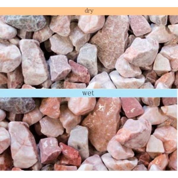 洋風の角のある化粧砂利です。敷き詰めるだけで洋風ガーデンの様な雰囲気になります。お庭や玄関周り路地などにもお使い頂けます。