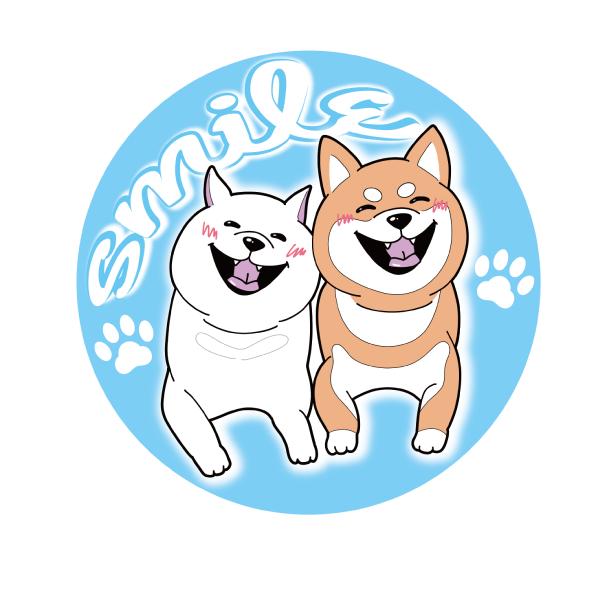 ※ステッカー以外の商品は含まれません。柴犬たちのスマイルステッカーです。「smile」の文字が入っています。屋外対応なので車にも貼ることができます。後続車を笑顔にする可愛い番犬にいかがでしょうか。サイズ・縦横10cm※翌日発送となります。ご...
