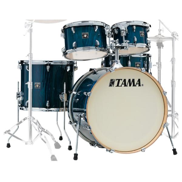 Superstar Classic Exotic Finishes5点シェルキット松の木の一種で、くっきりとした木目が特徴のレースバークパイン材をアウタープライに採用したフィニッシュ。薄く成型されたメイプル材のシェルは、どんなチューニングに...