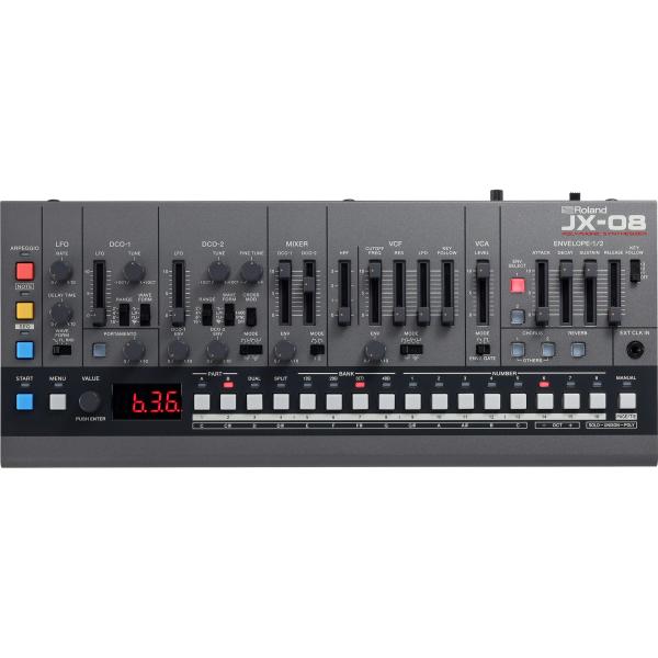 Roland JX-8Pを本格的に再現した最新のポータブル・インストゥルメント1985年、ローランドは革新的なアナログ・シンセサイザーJX-8Pを発売しました。その斬新なサウンドはその後のデジタル・シンセサイザーへとつながる流れを一歩前進さ...