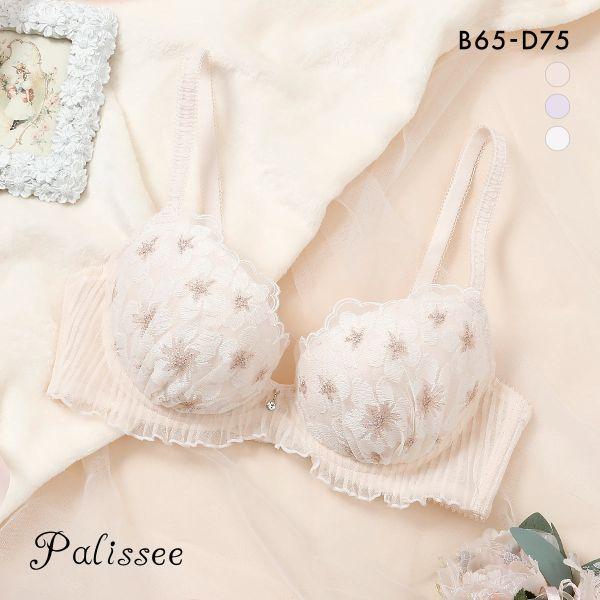 □関連キーワード250122 ブラ 下着 3/4カップブラジャー 花柄 フラワー柄 刺繍柄 レース フリル かわいい 可愛い ガーリー フェミニン 淡色 レディース 女性用 おすすめ 人気 ブランド zai-ks2506 ws25_25 w...