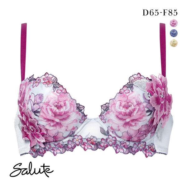 □関連キーワード250703 ブラ 下着 3/4カップブラジャー レディース 女性用 PUP ピーアップ 谷間ブラ 盛り 盛れる 谷間 サイズアップ パッドなし パットなし セクシー下着 勝負下着 かわいい 可愛い アップリケ 花柄 刺繍 ...