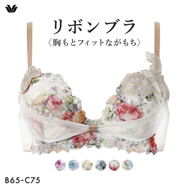 □関連キーワード250515 260122 ブラ 下着 3/4カップブラジャー レディース 女性用 かわいい 可愛い アップリケ 花柄 フラワー柄 刺繍柄 売れ筋 人気 おすすめ ブランド トレンド ギフト用 プレゼント用 パッド入り パッ...