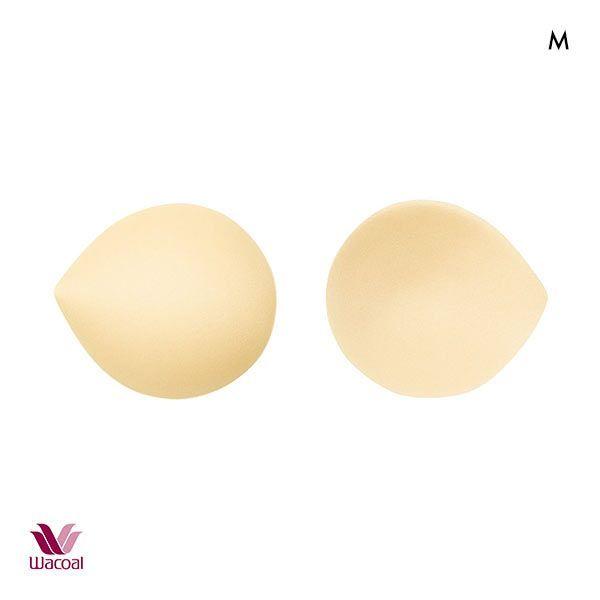 □関連キーワード231010 パッド パット ボリュームアップ バストアップ 美胸 谷間 ボリュームアップ ワコール wacoal□素材表側：ポリエステル100％中材：ポリウレタン100％□サイズM□商品仕様・直径：9〜10cm・最も厚い部...