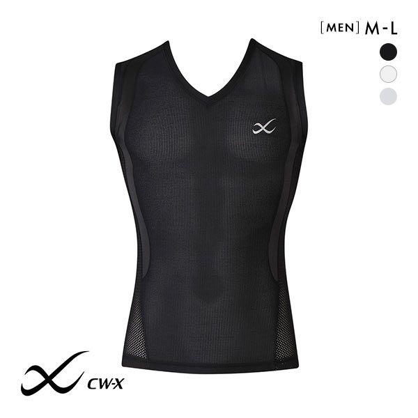 □関連キーワード230613 スポーツ用下着 トップス ノースリーブ 袖なし インナーシャツ アンダーシャツ スポーツ用インナーウェア スポーツインナー シーダブリューエックス cwx cw-x メンズ 男性用 紳士用 メッシュ Vネック ...