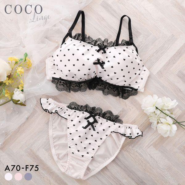 □関連キーワード251015 3/4カップブラジャー ブラセット ブラジャーセット ブラショーツセット ブラ＆ショーツセット ブラジャー＆ショーツ 上下セット 下着セット フルバック パンツ 女性用 かわいい 可愛い 柄モノ ハート バレン...