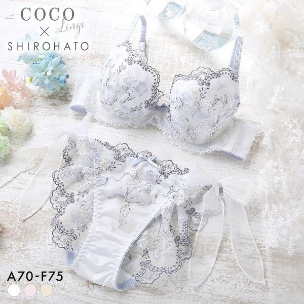 □関連キーワード260311 ブラセット ブラジャーセット ブラショーツセット 上下セット 下着セット フルバック パンツ サイドリボン 紐パンツ 後ろレース バック透け レースショーツ 谷間ブラ 盛りブラ 寄せる 盛れる 谷間 女性用□素...