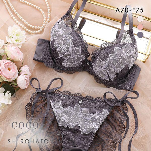 □関連キーワード250409  3/4カップブラジャー ブラセット ブラジャーセット ブラショーツセット ブラ＆ショーツセット ブラジャー＆ショーツ パンツ フルバック 上下セット 下着セット 女性用  紐パンツ 紐ショーツ 横紐 サイド紐...