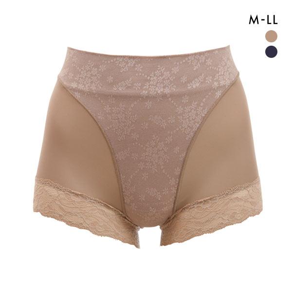 □関連キーワード140501 171010　下着 インナー　パンツ　ヒップアップ　ひびきにくい　ショート　ガードル　美尻　ひきしめ　おさえ　ウエスト　くびれ　締め　フィット　伸びる□素材ウエストまわり：ナイロン90％　ポリウレタン10％足ま...