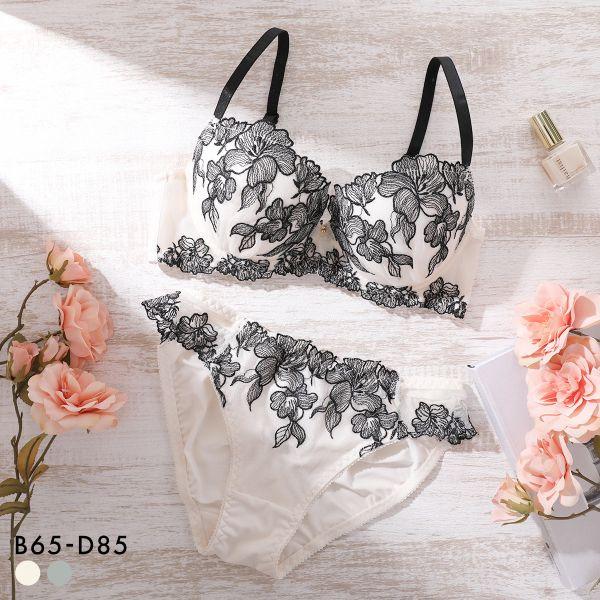 □関連キーワード260302 3/4カップブラジャー ブラセット ブラジャーセット ブラショーツセット ブラ＆ショーツセット フルバック パンツ 女性用 安い プチプラ かわいい 可愛い アンダー大きいサイズ 大きめ アンダー80 アンダー...