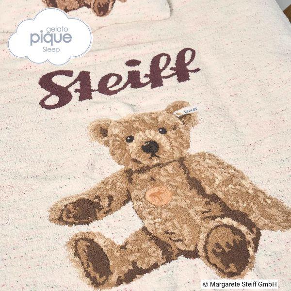 □関連キーワード251209 カバー 掛け布団 掛け布団カバー 布団カバー 毛布 寝具 ギフト用 プレゼント用 ふわふわ もこもこ モコモコ 冷え対策 冷房対策 あったか 防寒 温活 動物 アニマル柄 クマ くま ベア Steiff シュタ...