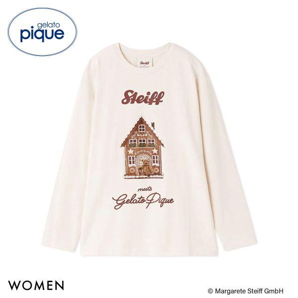 □関連キーワード251204 ルームウエア 部屋着 寝巻き 寝間着 女性用 女子 大人 長袖 カットソー トップス プルオーバー かわいい 大人可愛い おしゃれ ギフト用 プレゼント用 春用 秋冬 秋用 冬用 動物 アニマル柄 クマ くま ...