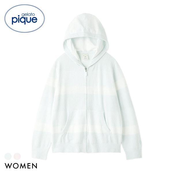 □関連キーワード260421 ルームウエア 部屋着 女性用 女子 大人 長袖 トップス 上着 パーカ フード付き フーディ ふわふわ もこもこ モコモコ 可愛い かわいい 大人可愛い おしゃれ ボーダー柄 ギフト用 プレゼント用 ge_ld...